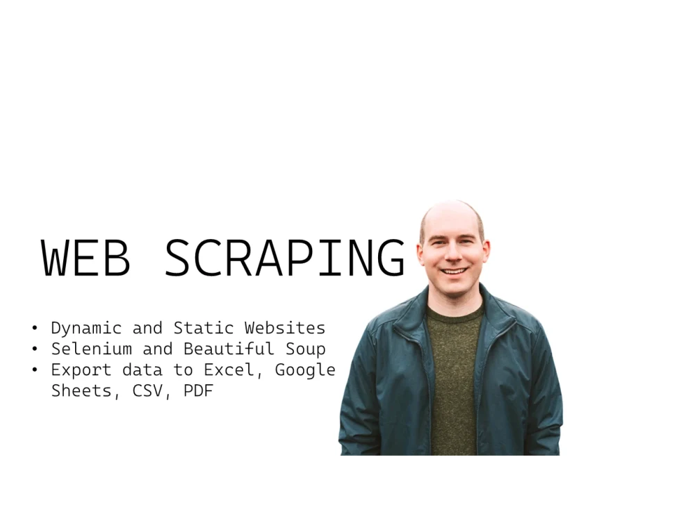 Data scraped from desired website stored in Excel, CSV, or text file. | Upwork