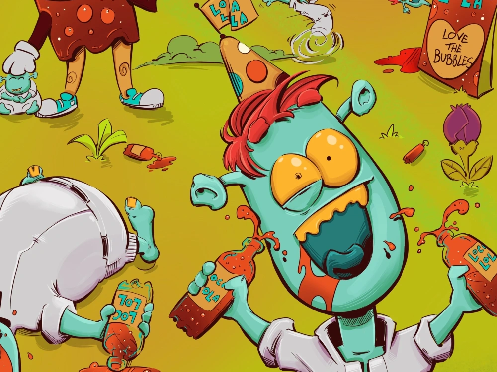 An amazing comic character illustration with or without background | Upwork