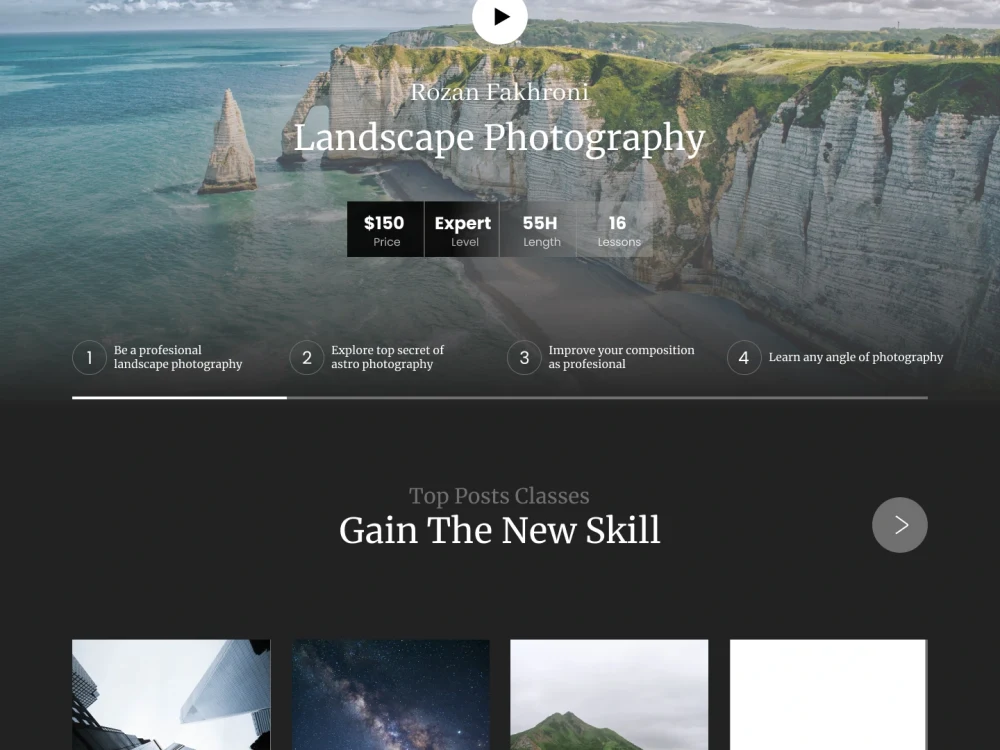 A beautiful landing page for your business | Upwork