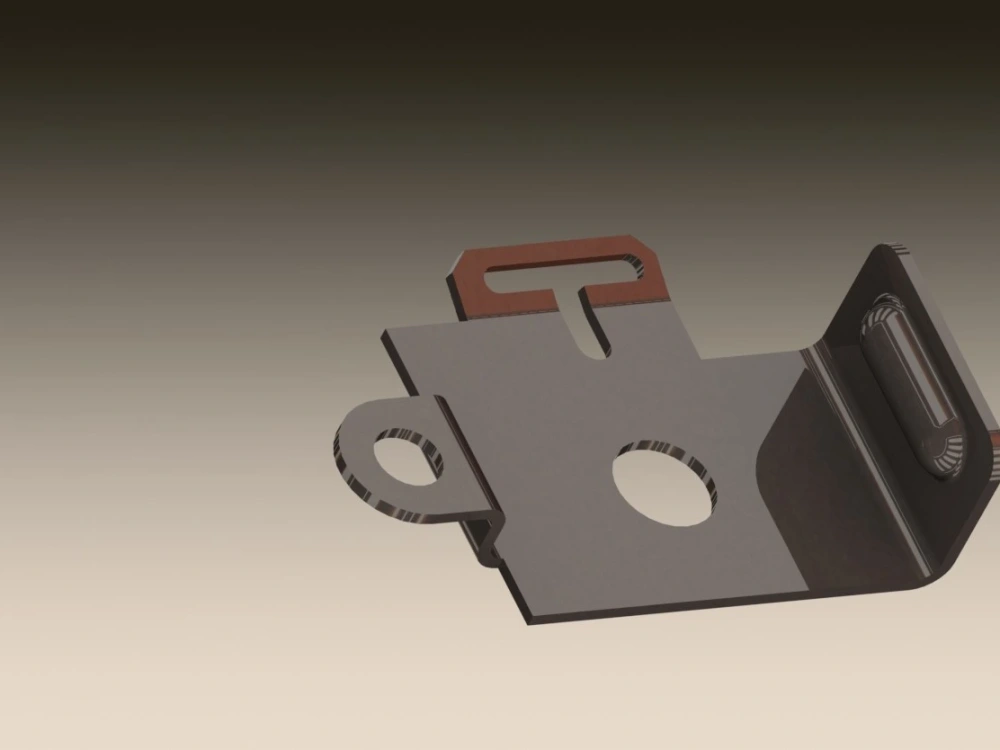 Sheet metal part, 2D drawing and DXF for laser cutting. | Upwork