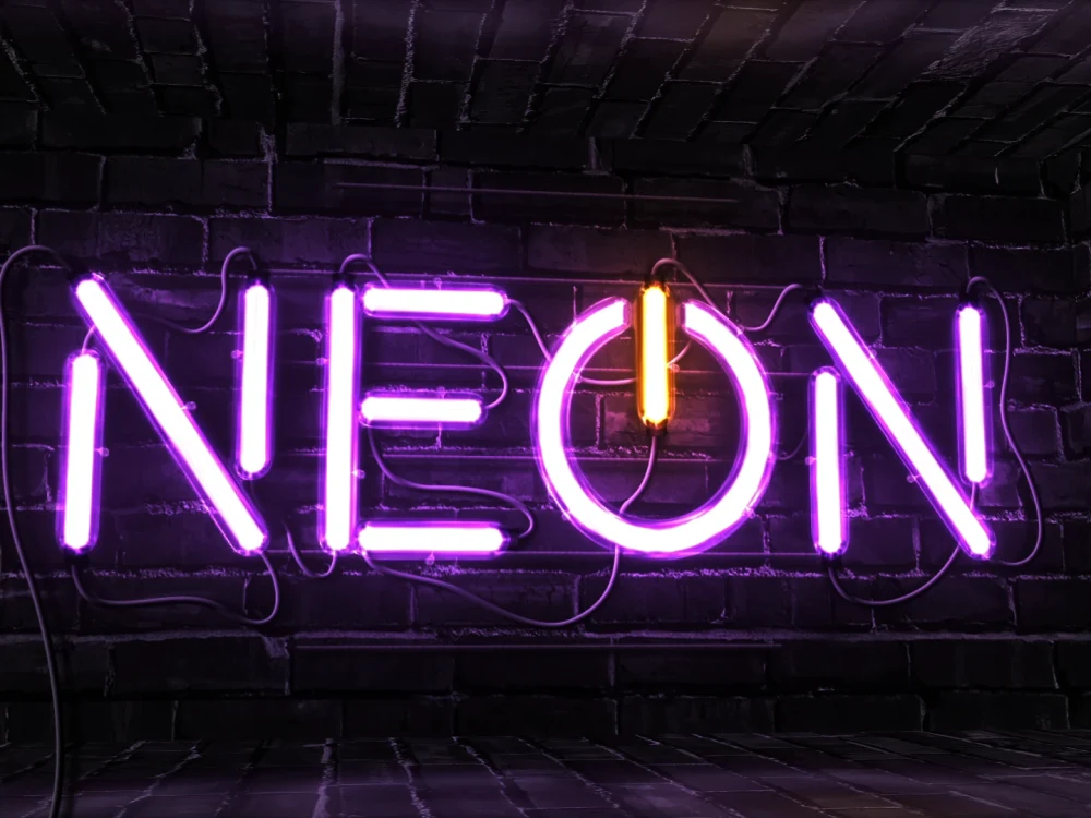 An amazing neon logo animation neon signs intro video, neon light signs ...