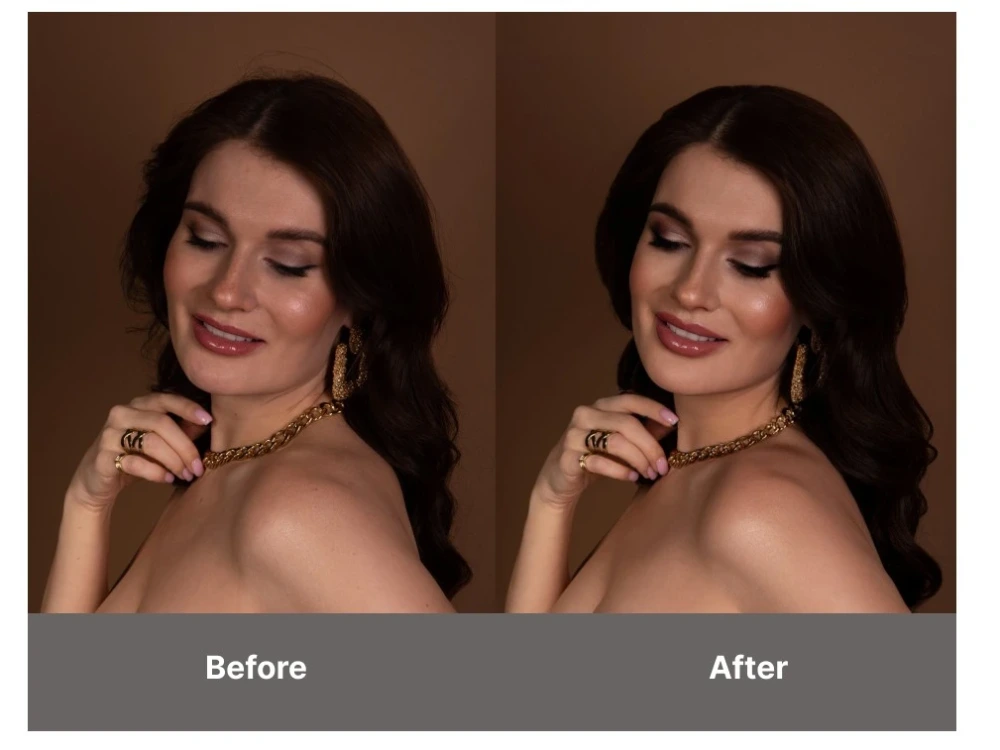Professional High-end beauty. Photo retouching and color correction ...