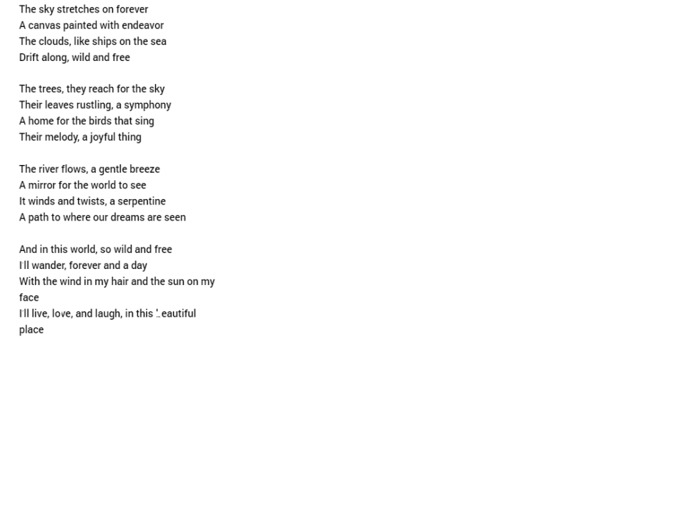 Creative poems in 24h | Upwork