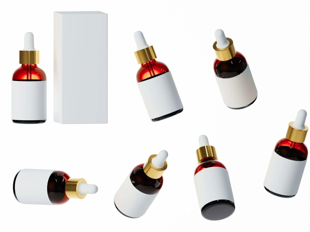 Realistic 3D product packaging rendering on transparent background (PNG ...