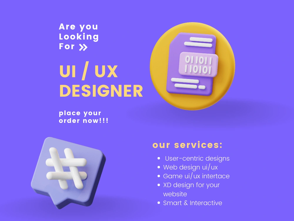 Impressive user-friendly interface UI/UX design for your website and ...