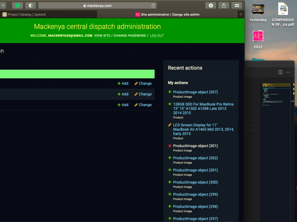 A custom web Application in Python and Django | Upwork