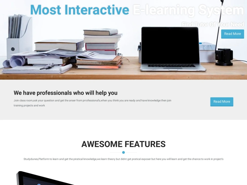 Elearning Application with Dynamic Functionality | Upwork