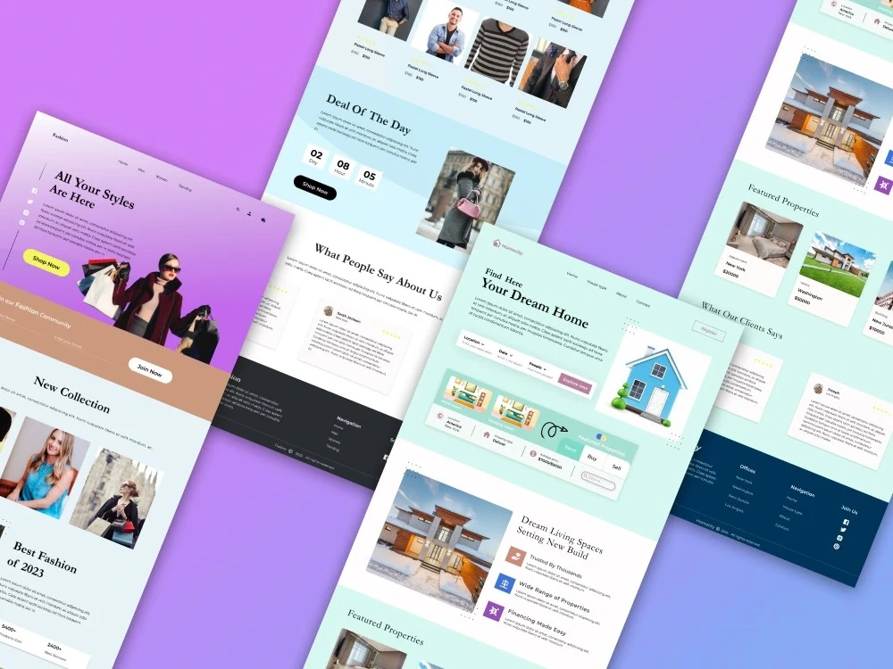 Eye catching website ui ux design for your business | Upwork