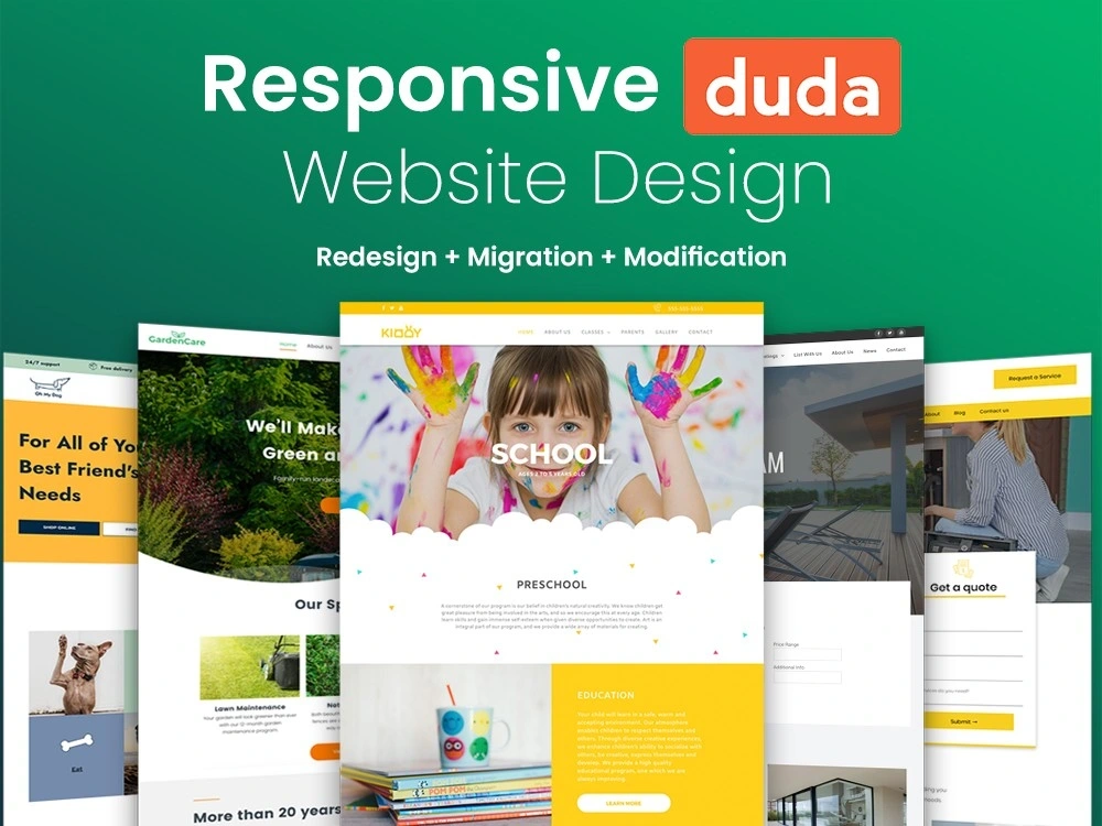 Duda website design, Duda website redesign and Duda migration | Upwork