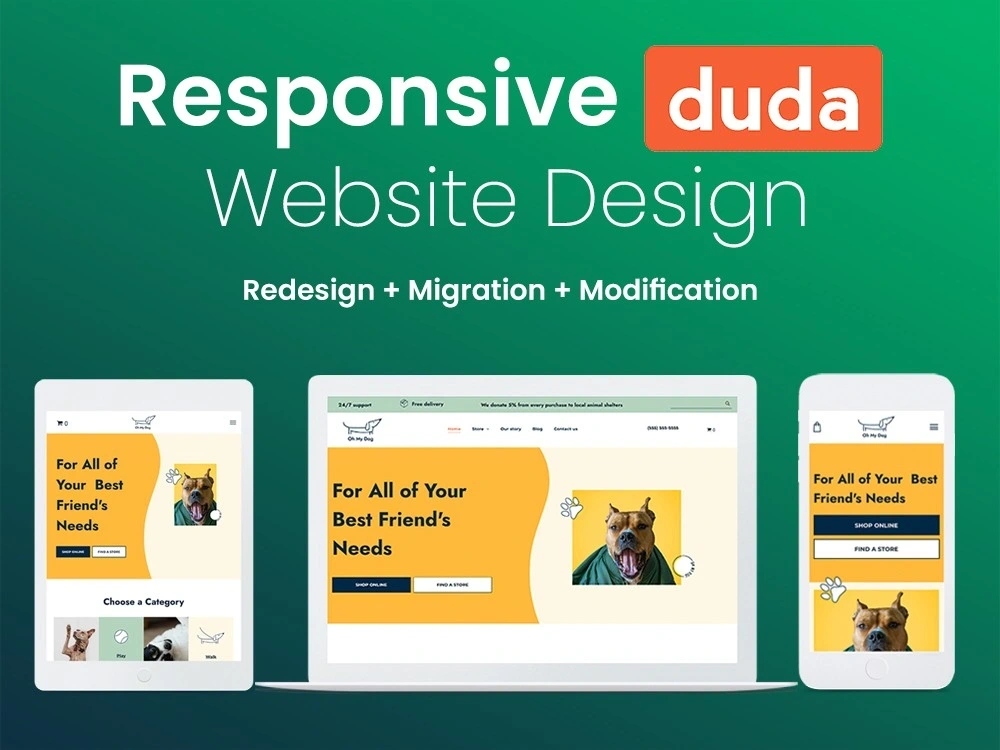 Duda website design, Duda website redesign and Duda migration | Upwork