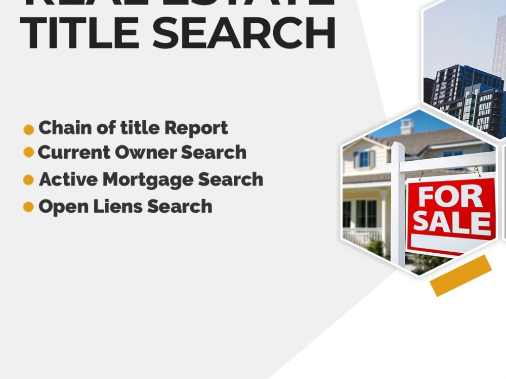 Real estate property searches, title search, title chain and lien ...
