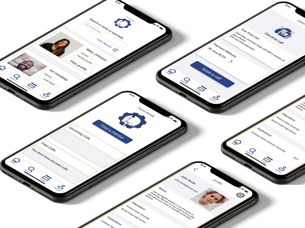 Mid-fidelity Prototype on Figma | Upwork