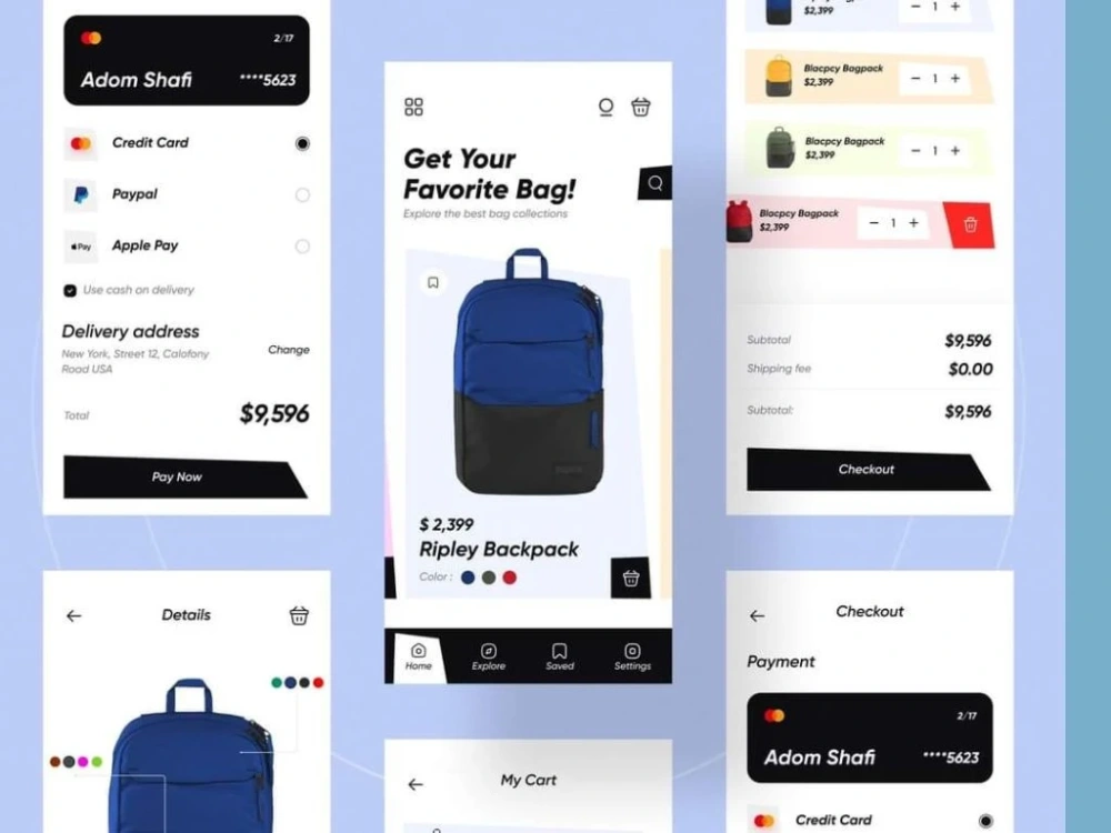 Creative mobile app UI UX design | Website UI UX design | Upwork