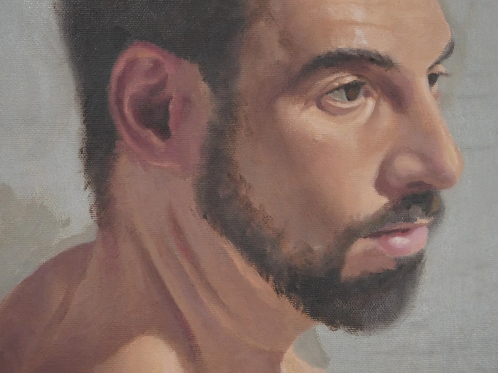 A custom realistic portrait painting | Upwork