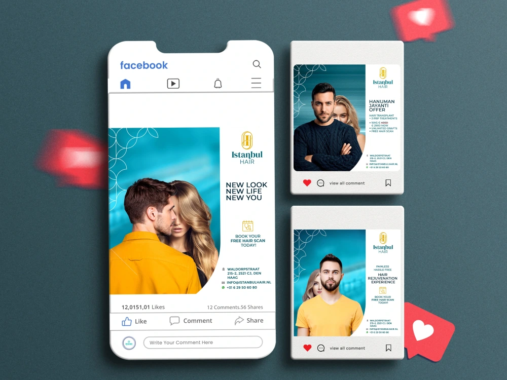 Creative Instagram, Facebook post design | Upwork