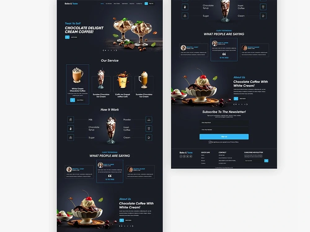 A Eye-Catching UI for your website | Upwork