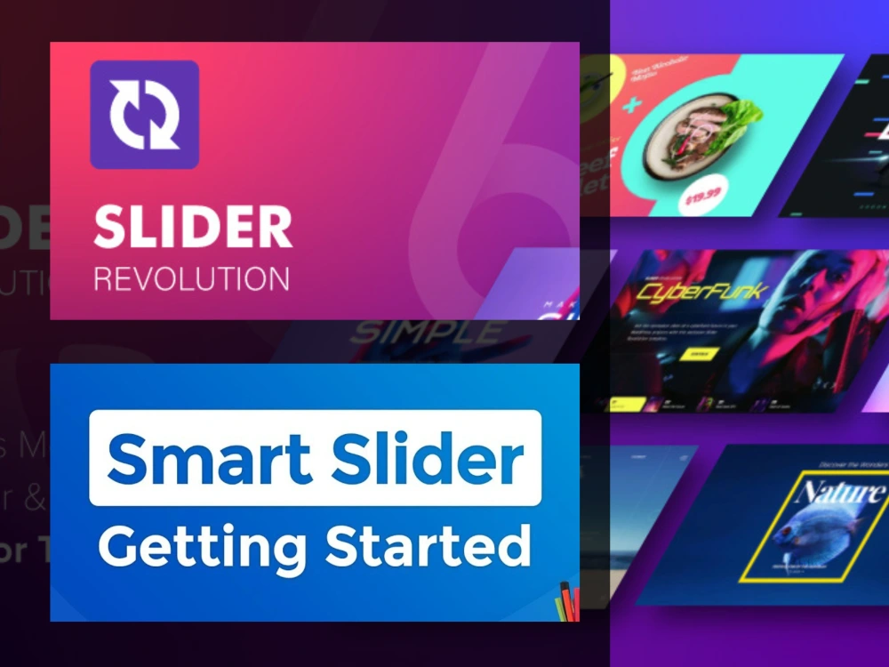 Slider design using Revolution slider 6 or Smart slider 3 | Banner Designer | Upwork