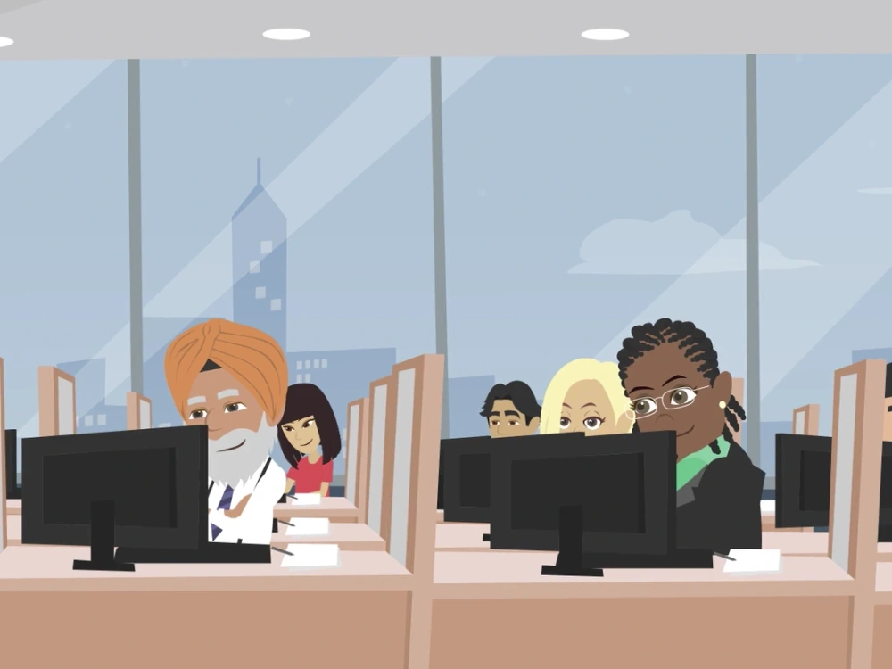 A 2D animated video created using Vyond software. | Upwork