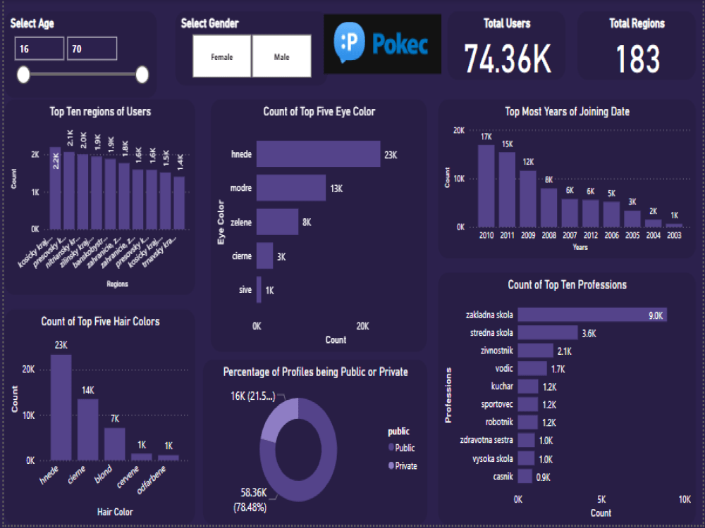 A beautiful , interactive and Multipage dashboard using Power BI | Upwork