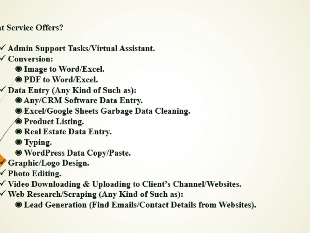 Accurate Professional Data Entry/Admin Support/Virtual Assistant Services. | Upwork