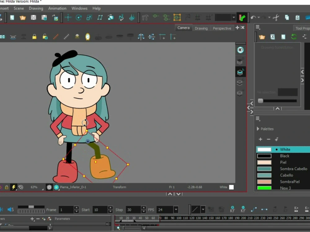 A 2D rigging for animation, toon boom harmony | Upwork
