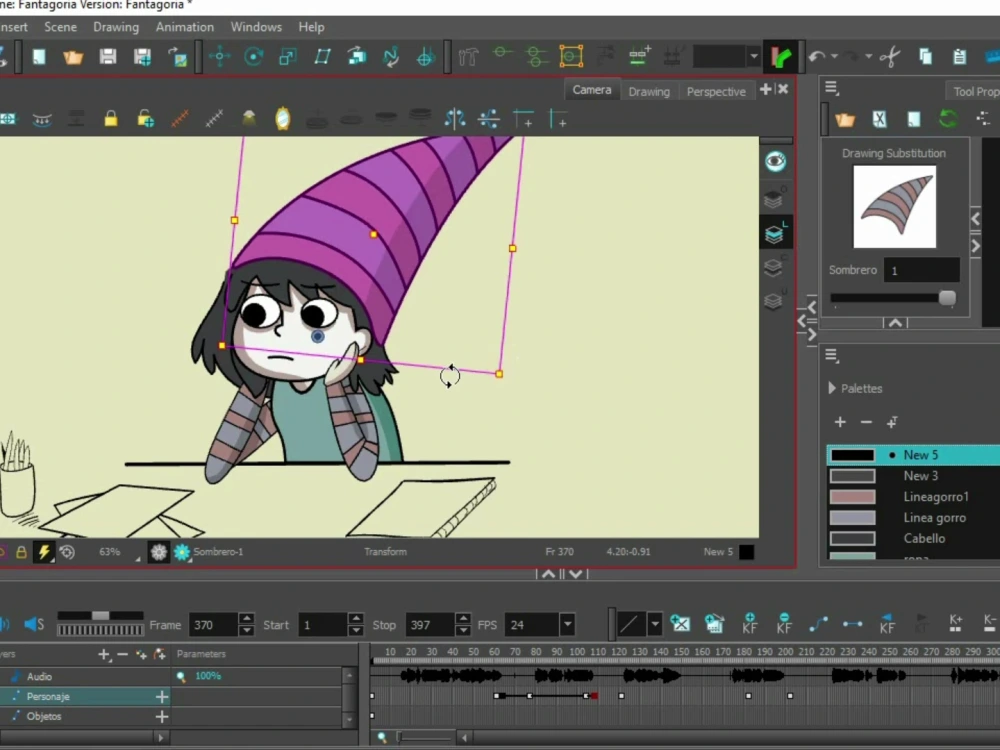 A 2D rigging for animation, toon boom harmony | Upwork
