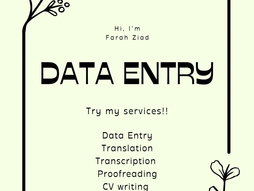 Expertise in data entry and translation, ensuring accuracy and ...