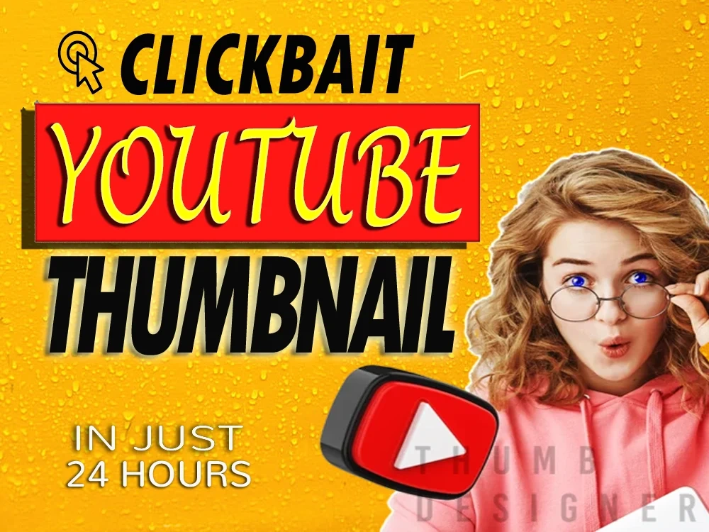 Clickable youtube thumbnails for your channel | Upwork
