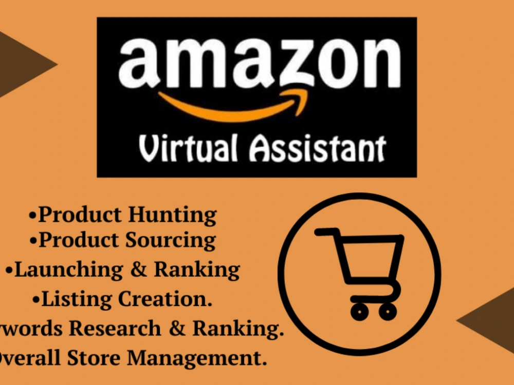 Amazon virtual assistant| product hunting| Sourcing| Amazon account ...