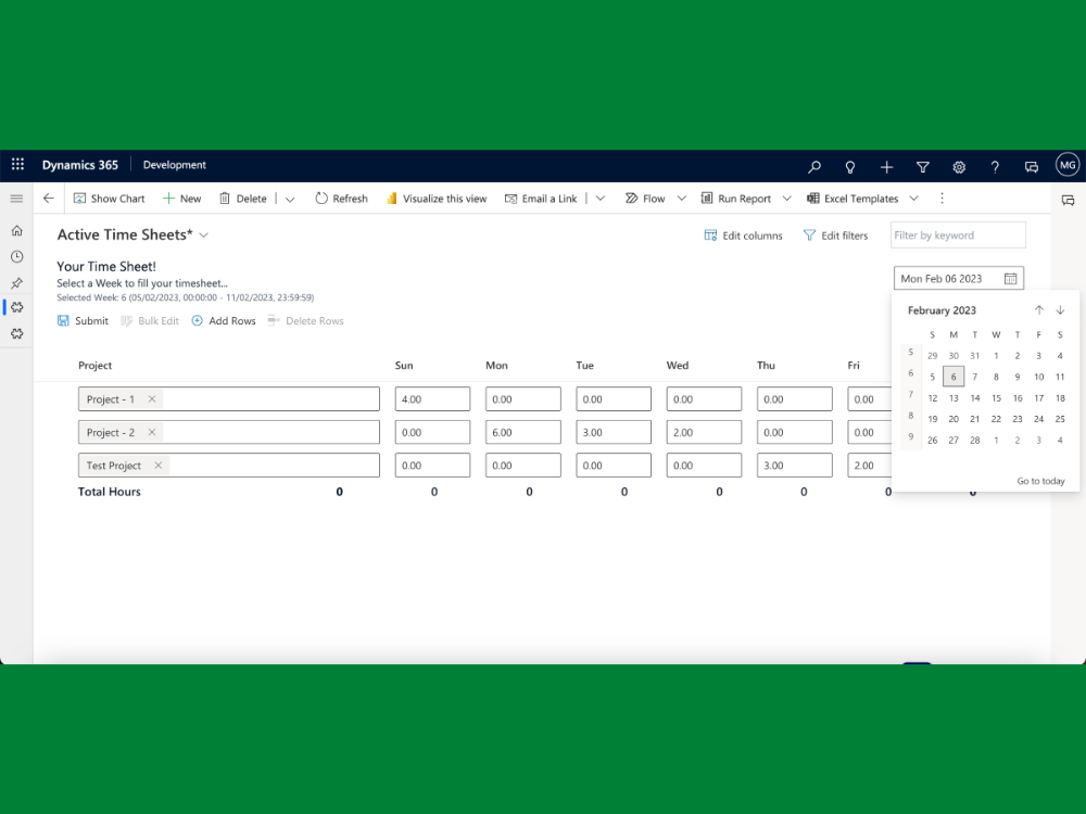 A Time Sheet & Project Management Application on Power Apps | Upwork