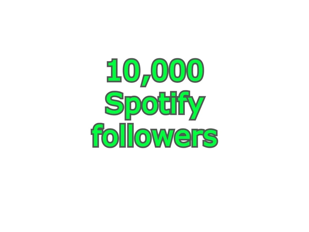 10,000 spotify real followers | Upwork