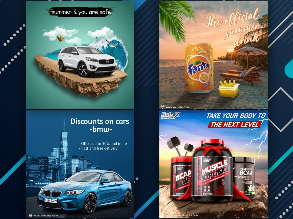 Professional advertising banner designs | Upwork