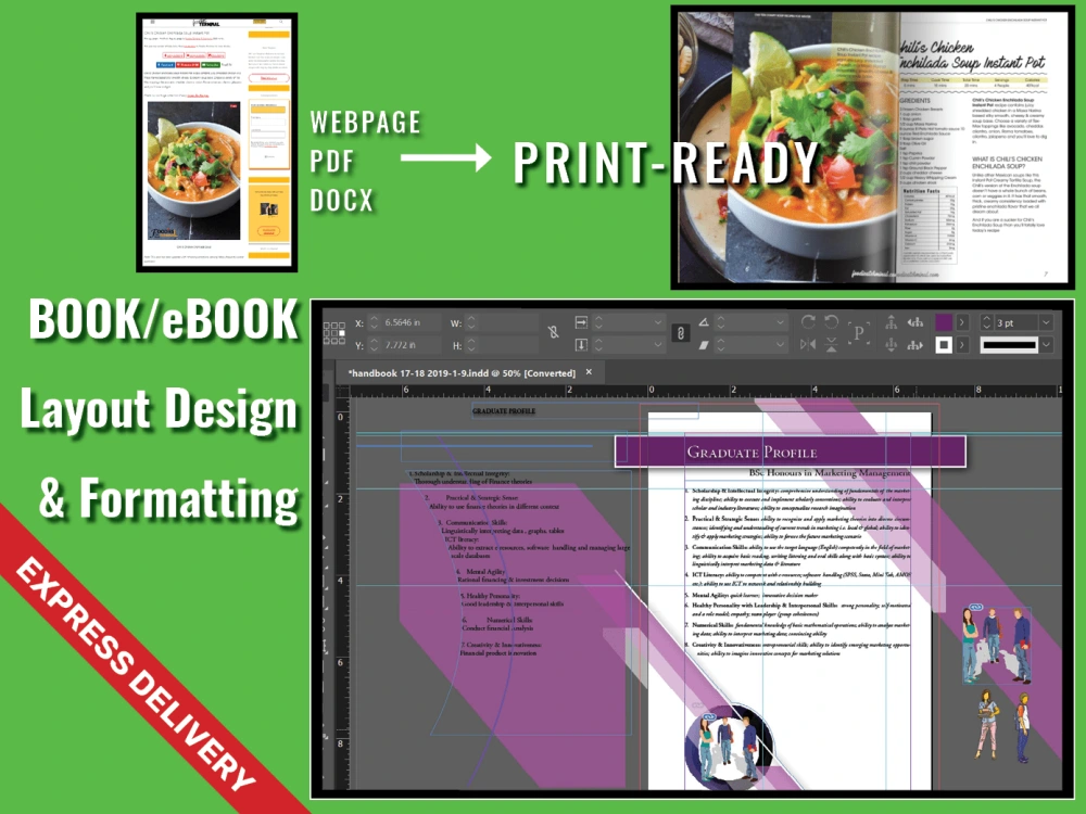 Stunning Print-Ready Book Layout and Formatting - Up to 200 Pages | Upwork