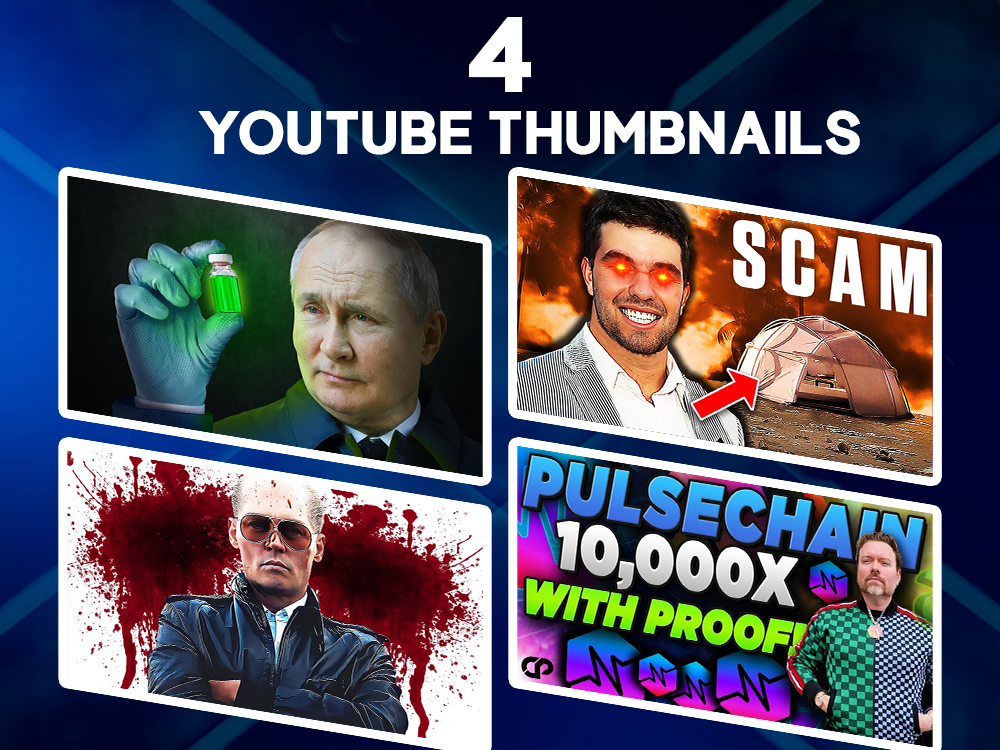 Professional YouTube Thumbnail Design | Upwork