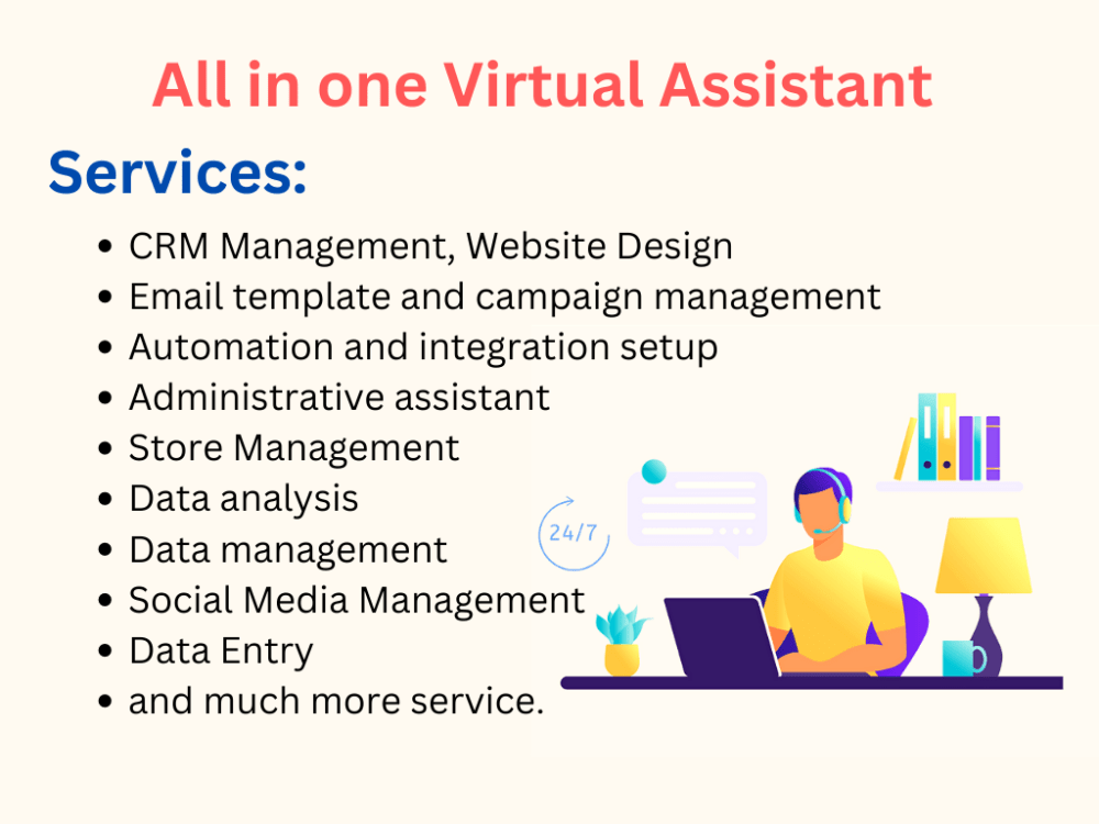 All in one virtual assistant | Upwork