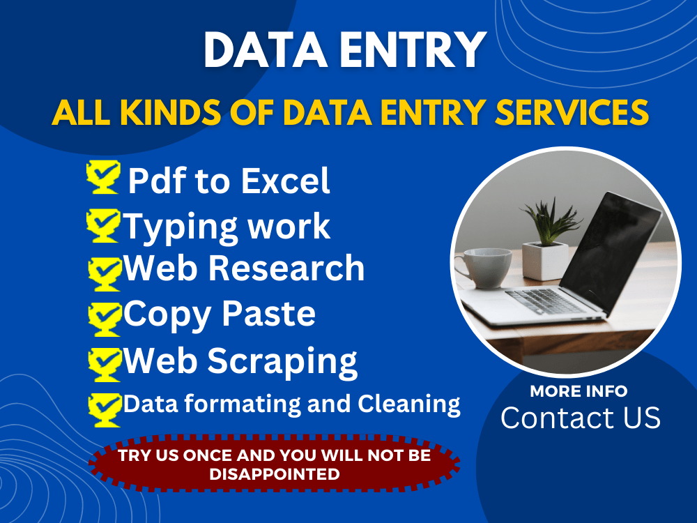 Professional & Quick Data Entry Services with 100% Accuracy | Upwork