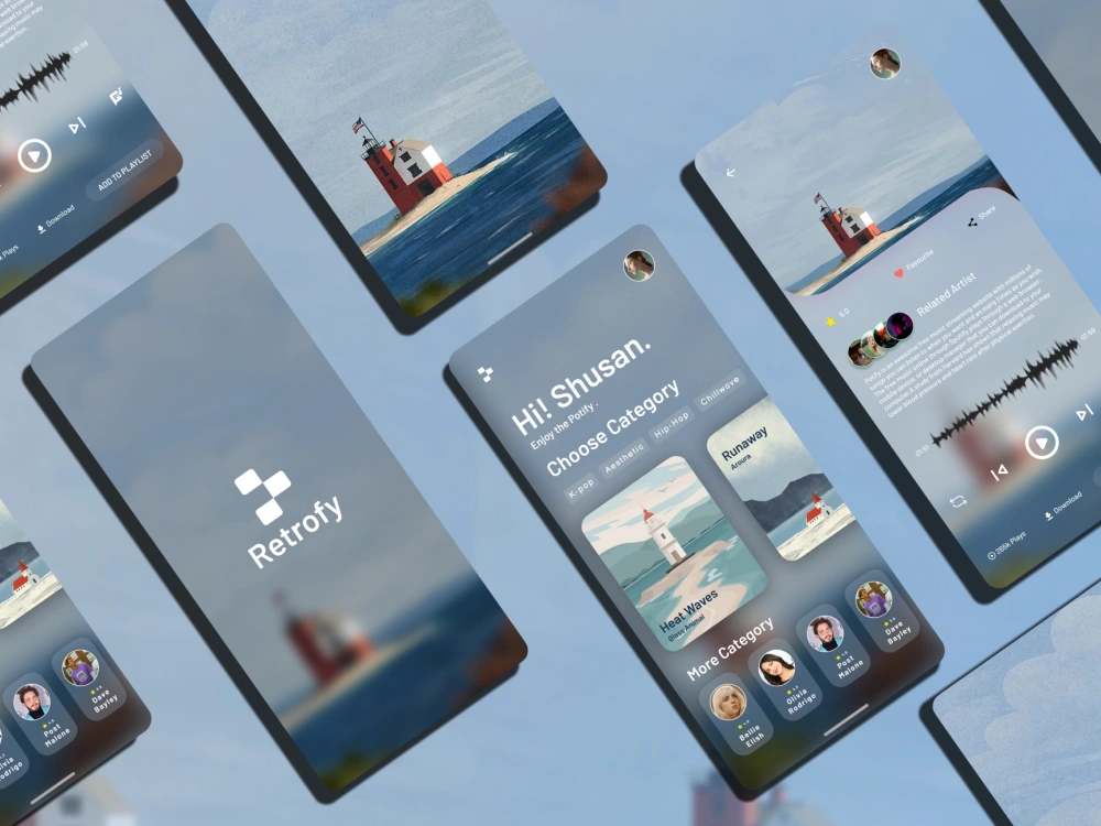 A Creative Modern Mobile App design | Upwork