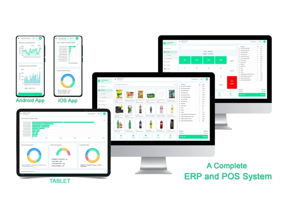 A POS(Point Of Sale), ERP and Inventory Management System | Upwork
