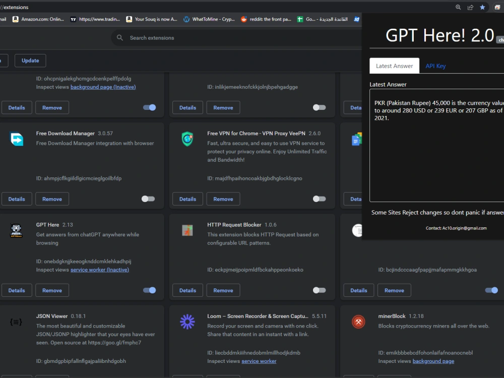 A feature-rich Chrome Extension | Upwork