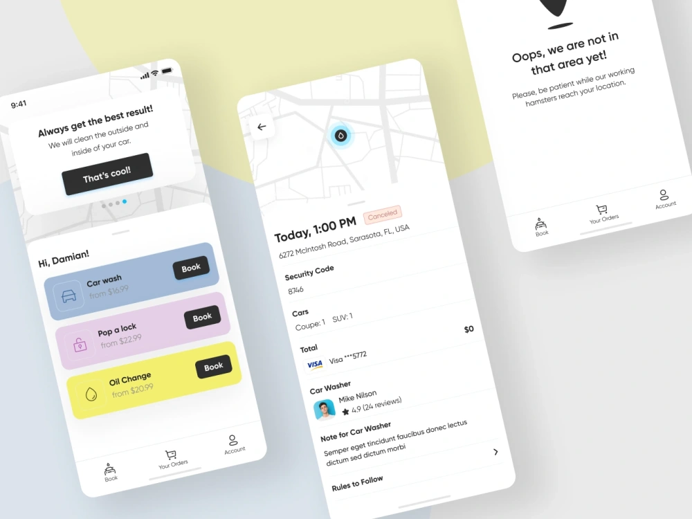 A custom Mobile App UI design concept for your Brand | Upwork