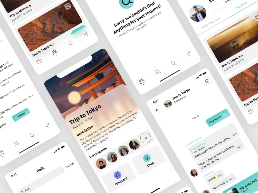 A custom Mobile App UI design concept for your Brand | Upwork