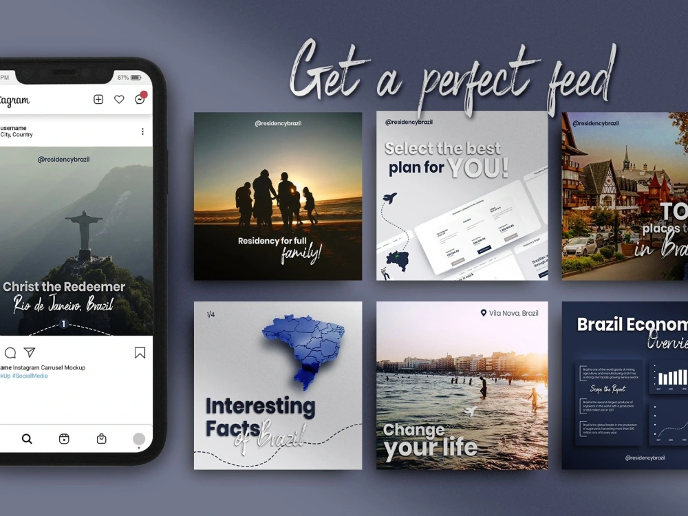 Professional instagram posts and story content | Upwork
