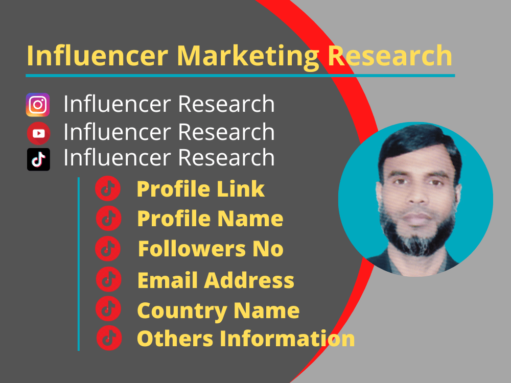Instagram, YouTube, and TikTok influencer marketing research and ...