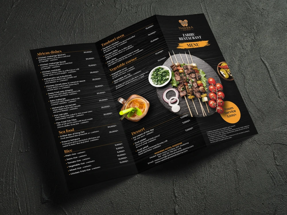 Awesome menu design for your Food & beverages business | Upwork
