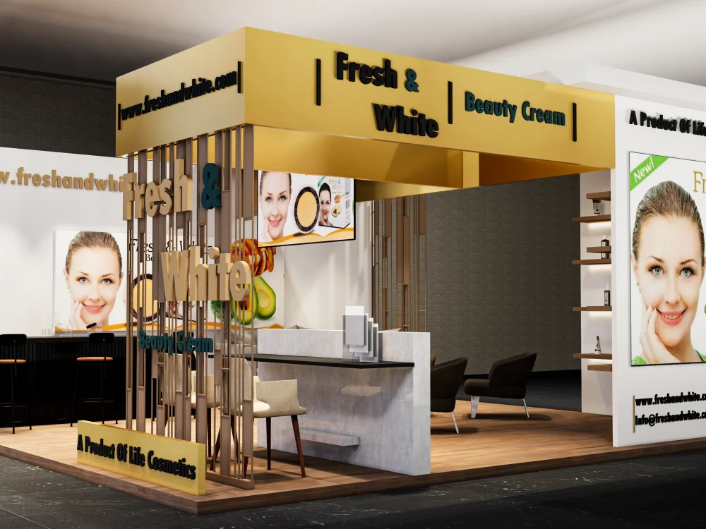 3d model for your Kiosk, Exhibition booth and Trade Show booth | Upwork