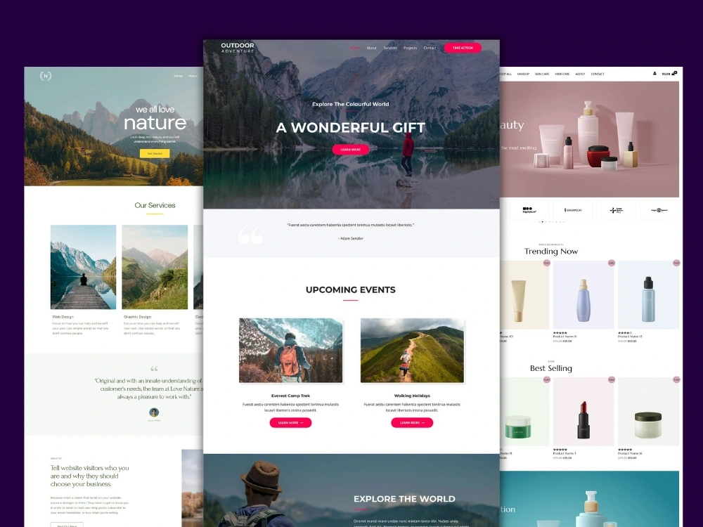 A professional and responsive WordPress website using Elementor | Upwork