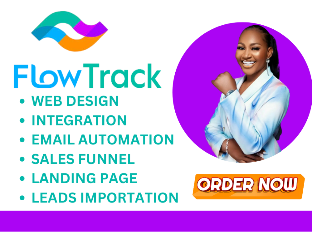 Flowtrack website design, flowtrack landing page, flowtrack workflow ...