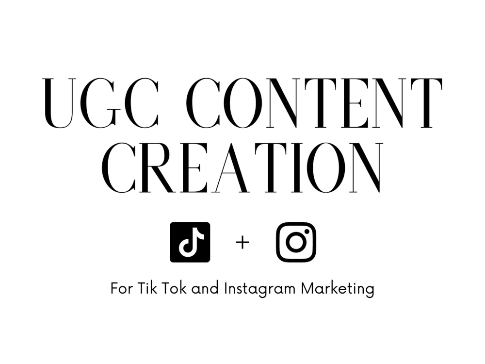 UGC Content Creation (Instagram + Tik Tok) | Upwork