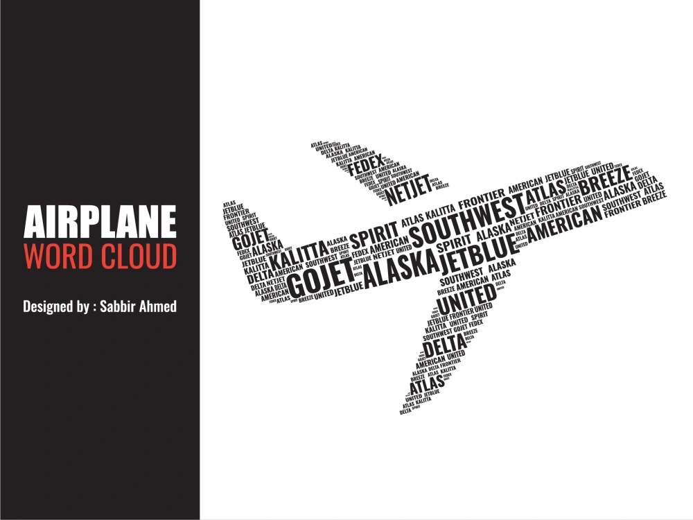 Word cloud design into any shape | Upwork