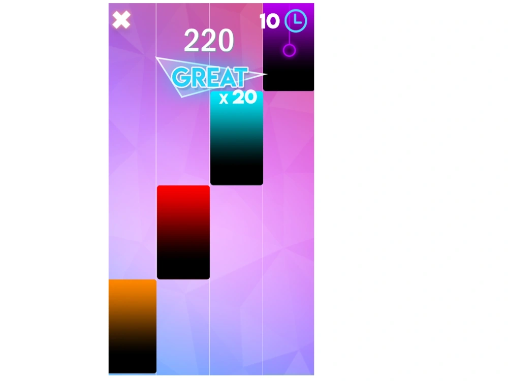 Piano Music Tile Game | Upwork